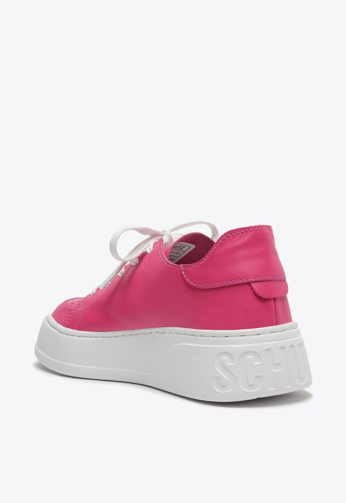 Tênis Triangle Couro Rosa | Schutz