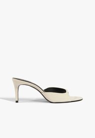 Tamanco Mule Arlette Couro Branco | Schutz
