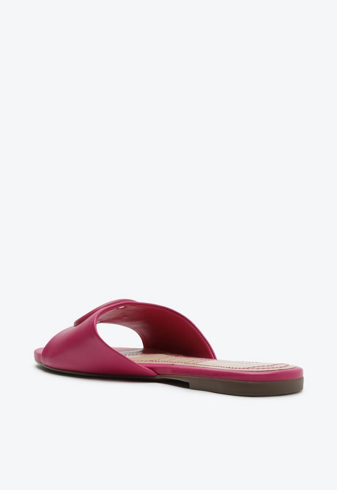 Sandália Mule Couro Rosa Pink | Schutz