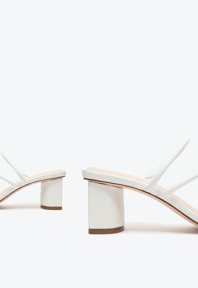 Mule Mid Strings White | Schutz